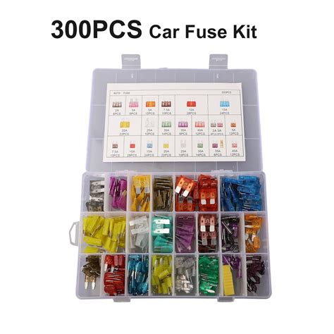 300pcs Fuse Car Blade Fuse Assortment Assorted Kit Mini Small Size Blade Setkit With Plastic 300pcs Fuse Car Blade Fuse Assortment Assorted Kit Mini Small Size Blade Setkit With Plastic
