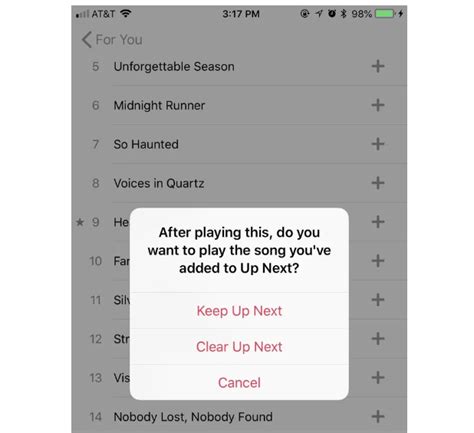 Apple Music Users Report Missing Keep Up Next Or Clear Up Next Queue Prompt Deal N Tech