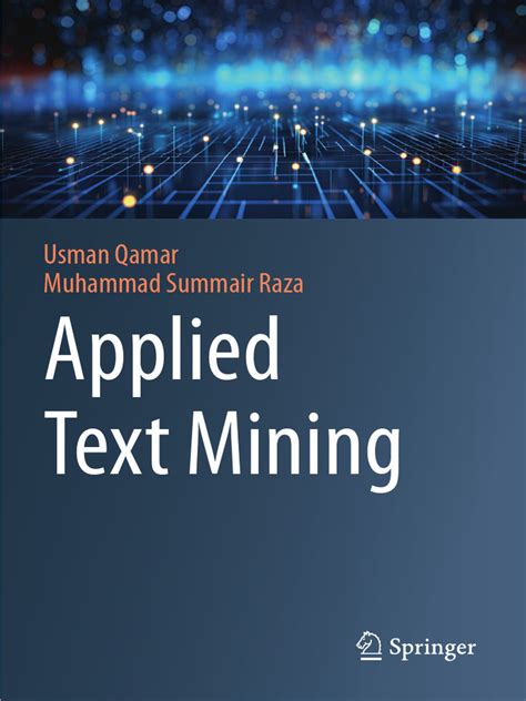 Applied Text Mining Pdf Machine Learning Learning