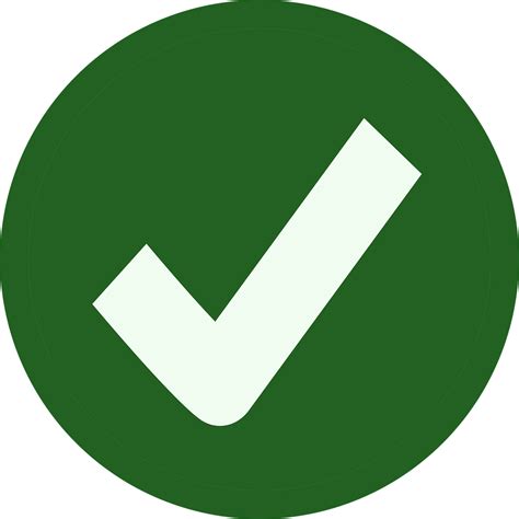 Free Green Check Mark Vector Art Download 6 669 Green Check Mark Icons And Graphics Pixabay