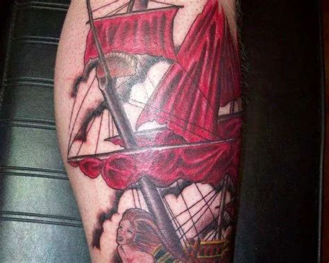 Blackbeard Flag Tattoo
