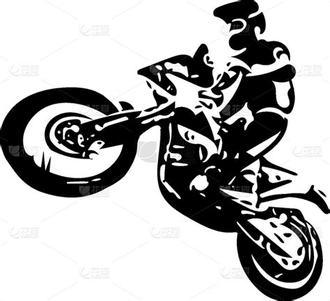 摩托车越野赛 抽象 摩托车 山地车 摩托车赛 能力 图像 矢量 兴奋