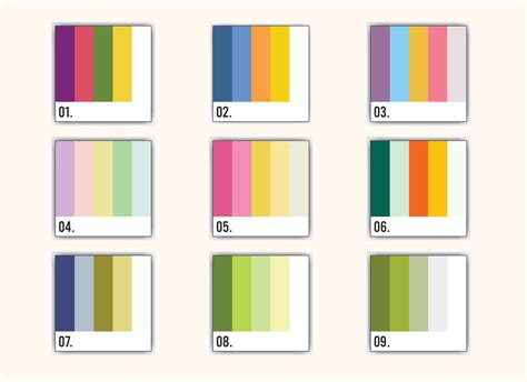 Vector Color Palette Set 21429448 Vector Art At Vecteezy