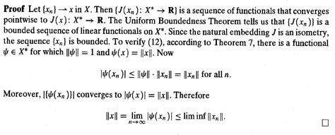 Functional Analysis Variation On The Statement If X N Converges Weakly To X In X