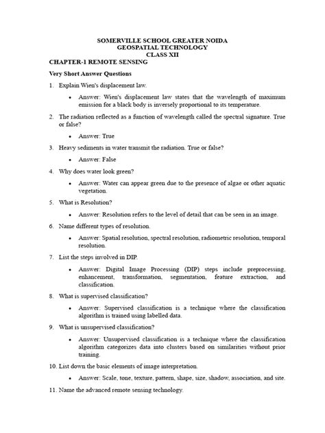 Ncert Questions Class 12 Geospatial Technology Ch240912225940 Pdf