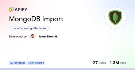 Mongodb Import Api In Python · Apify