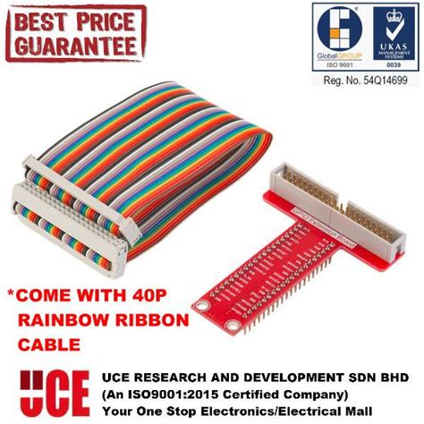 40 Pins T Type Gpio Extension Board Adaptor For Raspberry Pi 4b 3b