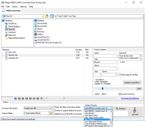 Magic MIDI To MP3 Converter Download Softpedia