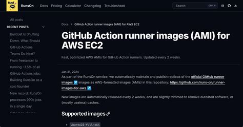 Github Actions Runner Images Ami For Aws Ec2 Runson
