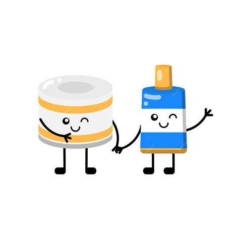 Curativo E Pomada Medicina De Personagens De Desenhos Animados