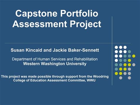 Capstone Assessment Project Ppt