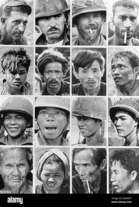 These Faces Represent The Various Forces Involved In The Vietnamese