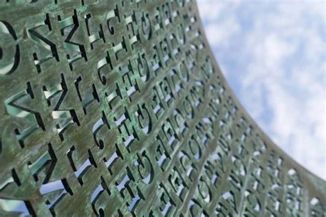 Kryptos The Cia Sculpture With An Encrypted Message