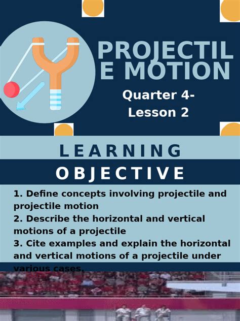 Lesson 2 Projectile Motion Pdf Projectiles Physical Quantities