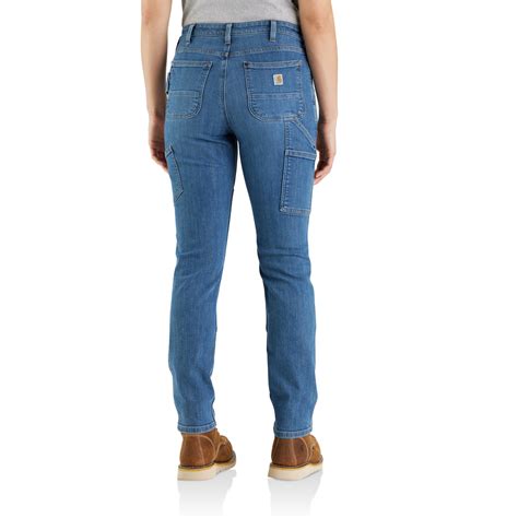 Carhartt Womens Rugged Flex Relaxed Fit Double Front Jean Pioneer