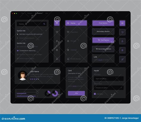 dashboard user interface template design vector illustration
