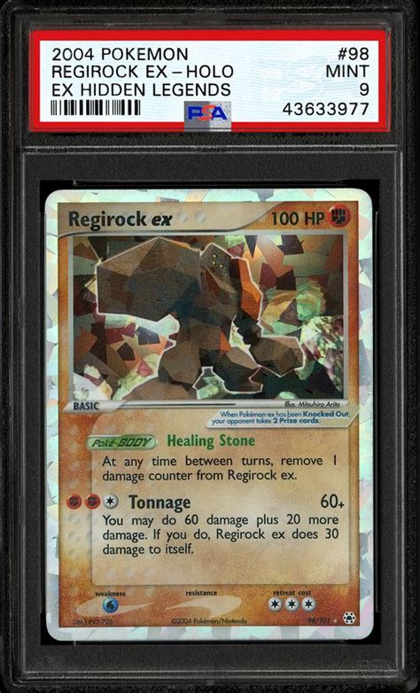 Regirock Ex Card