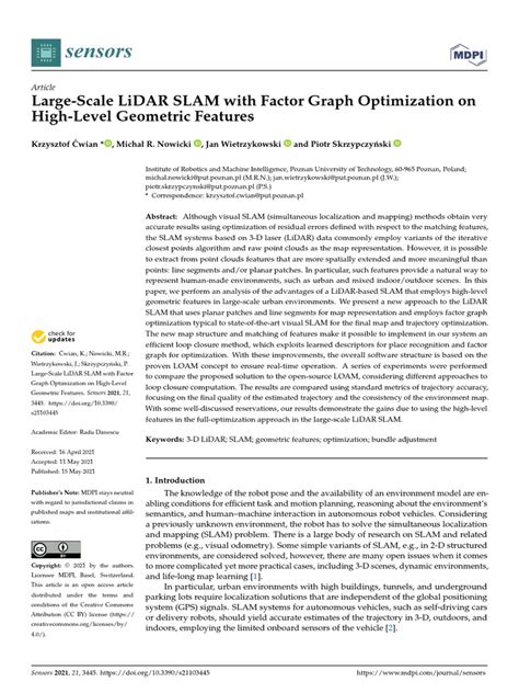 Sensors 21 03445 V2 Pdf Lidar Applied Mathematics