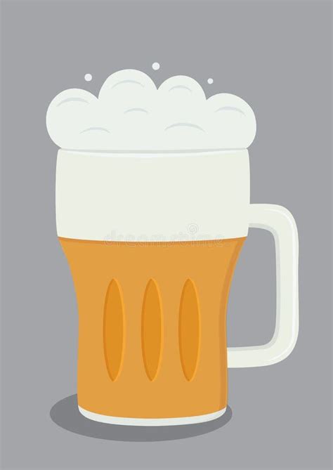 Vector Graphic Illustration Icon With Glass Of Beer Stock Vector Illustration Of Wheat