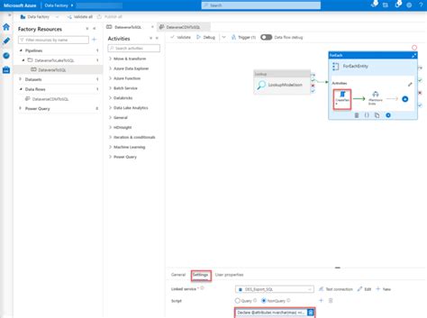 export dataverse data to sql using data lake and adf