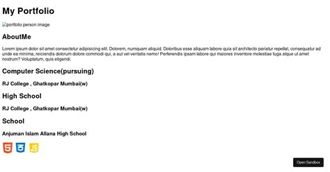 CSS Practice Codesandbox