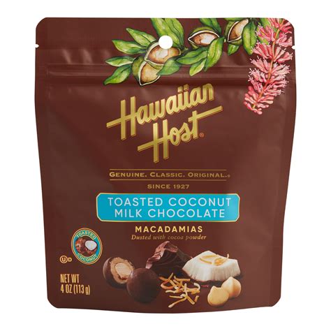 Hawaiian Host Toasted Coconut Milk Chocolate Macadamia Nuts World Market