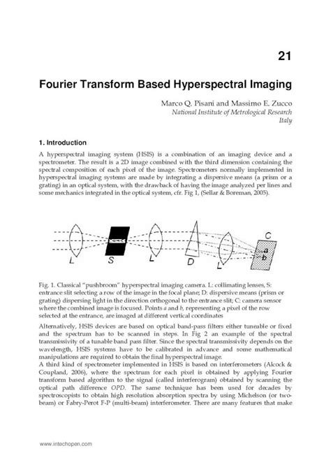 pdf new fourier transform based hyperspectral imaging · 2018 9 25