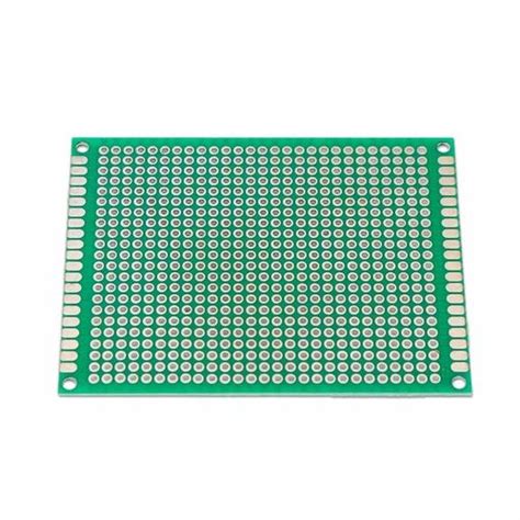 1 6 Roboway 7 9 Cm Double Sided Universal Pcb Prototype Board Green Min Hole Size 0 3mm At