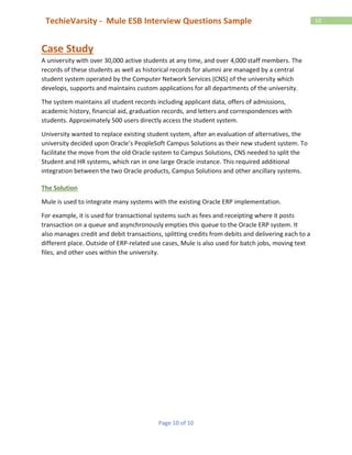 Top 50 MuleSoft Interview Questions PDF Programming Languages Computing