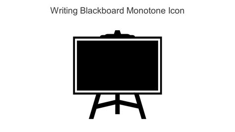 Writing Blackboard Monotone Icon In Powerpoint Pptx Png And Editable Eps Format PPT Presentation