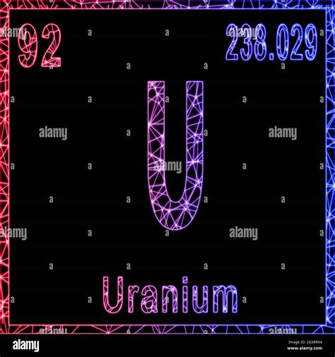 Atomic Structure Of Uranium Hi Res Stock Photography And Images Alamy