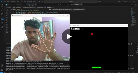python opencv mediapipe gesturecontrol gamedevelopment… raj