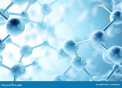 Molecular Structure Stock Illustration Illustration Of Blue 330891524