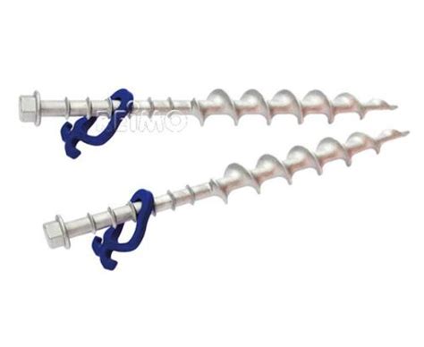 Peggy Peg Screw Peg Long Aluminium Set Of 2 Tent Pegs Guy Ropes Hammers Awnings For