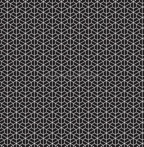 Seamless Abstract Geometric Isometric Pattern Background Stock Illustration Illustration Of