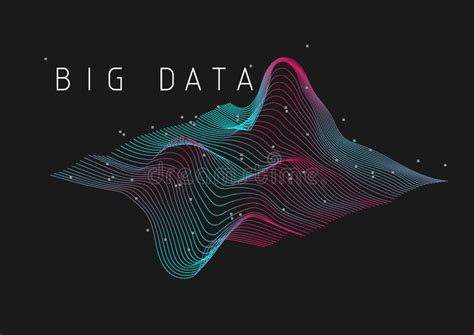 Big Data Plot Colorful Visualization Futuristic Infographic Information Aesthetic Design