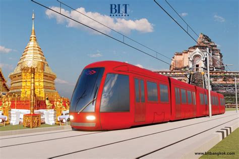 รฟม เผยรถไฟฟ้าเชียงใหม่ สายสีแดง มีระยะทางรวม 16 กม คาดพร้อมเปิดให้บริการในปี 2570 Blt Bangkok