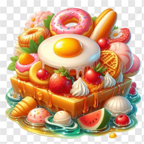 다양하고 맛있는 음식을 보여주는 다양한 종류의 음식으로 가득 찬 만화 상자 만화 음식 상자 다양한 간식 맛있는 간식 Png 일러스트 및 이미지 에 대한 무료 다운로드