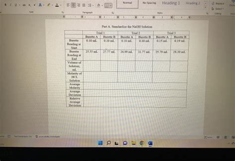 How Would I Determine The Volume Molarity Average
