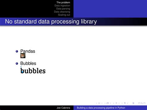Building A Data Processing Pipeline In Python Ppt