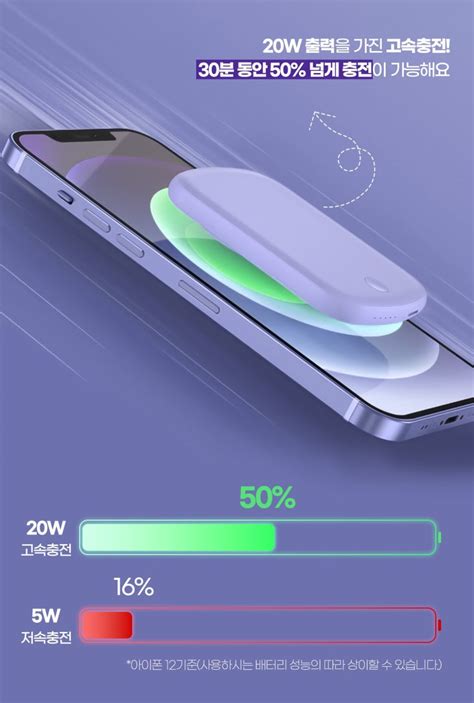 아이폰 갤럭시 스마트폰 고속충전 10000mah 캠핑용 휴대용 대용량무선보조배터리