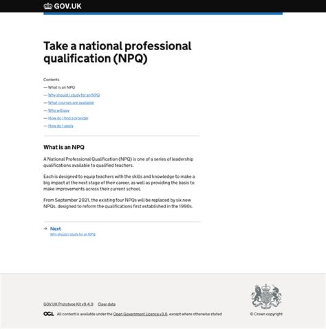 GDS Guidance V GOV UK