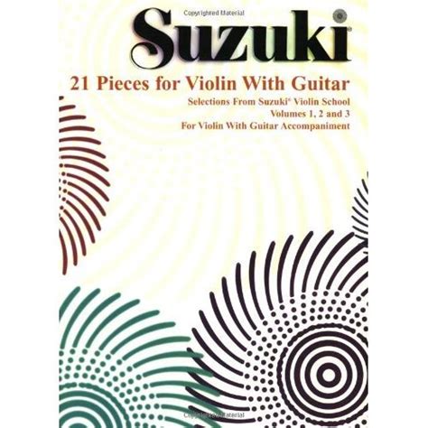 Libro Suzuki Violin With Guitar Accompaniment Vol 1 3 21 Pieces For