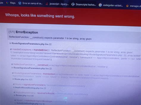 ERROR CON LARAVEL AYUDA EDteam