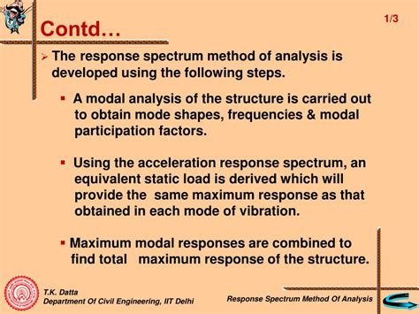 Ppt Chapters 5 And 6 Chapter 5 Response Spectrum Method Of Analysis Powerpoint Presentation