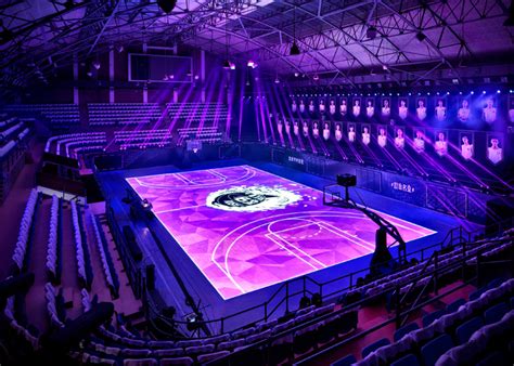 Nike Napravio Košarkaški Teren Od Led Ekrana Gradnja