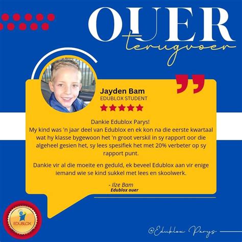 Edublox Ek Kan Edublox Maak ñ Verskil I Can Edublox Makes A Difference Edubloxsuccess