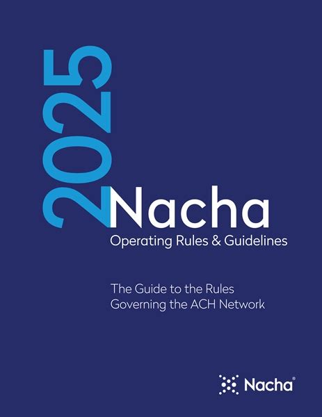 2025 Nacha Operating Rules And Guidelines Online