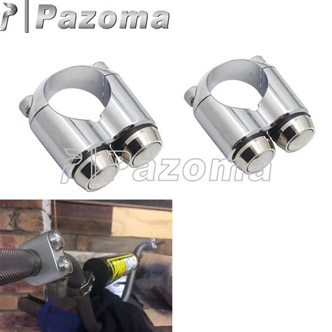 할리 Bobber Chopper 유니버설 2 버튼 3 버튼 핸드 컨트롤 M 스위치 1 78 2225mm 트리플 마이크로 스위치 기어 카페 레이서핸들바