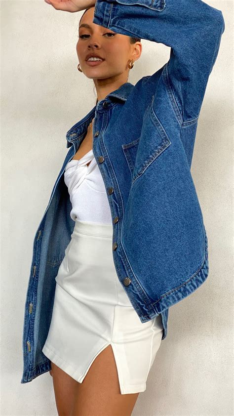 Ensley Denim Jacket Dark Denim Lelonys
